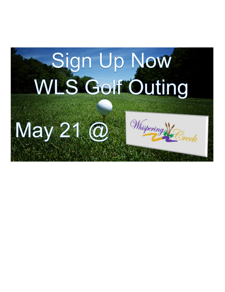 2022 Golf Outing Banner Design - Woodburn Lutheran School